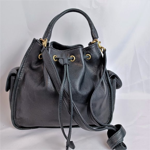 Fossil | Bags | Fossil Genuine Leather Bucket Bag | Poshmark